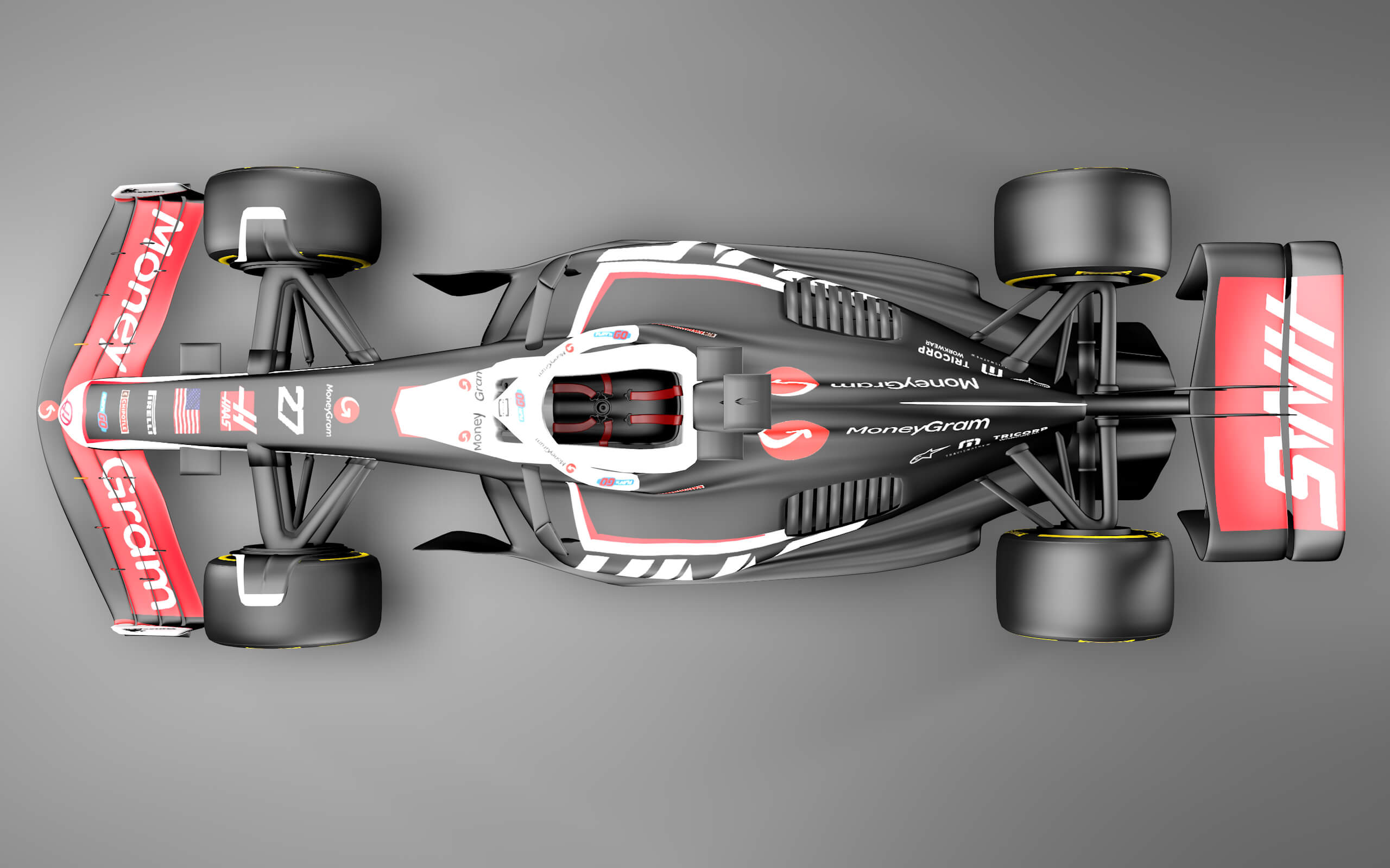 F1 Haas 2024 - 3D Model by chm770