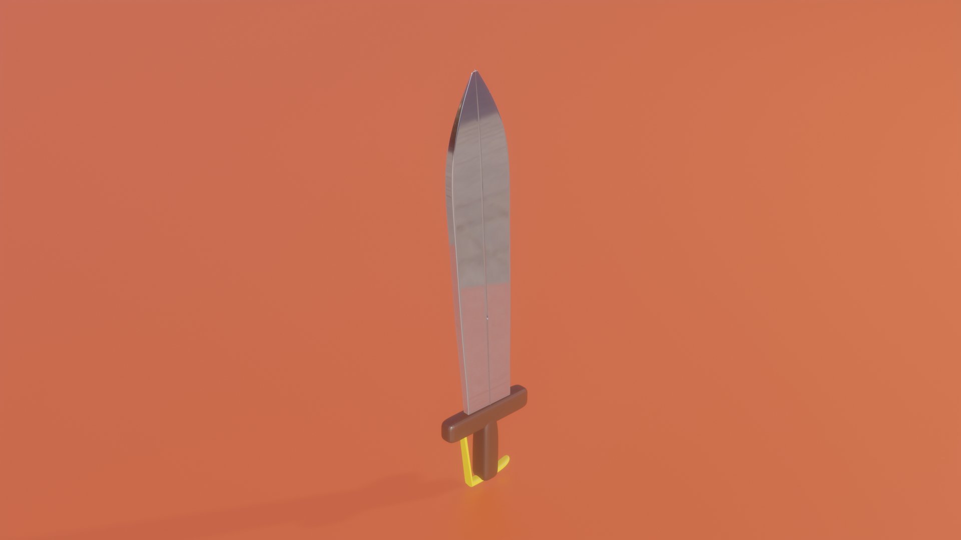 Medieval Sword - 3D Model by choclateeat