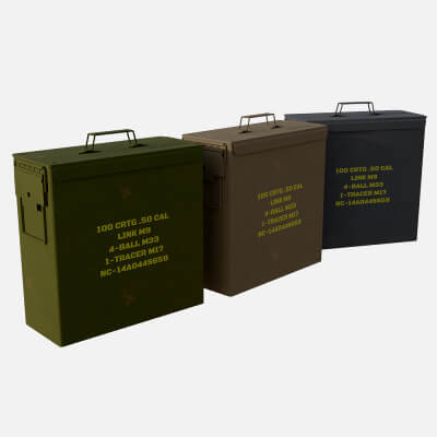 Ammo Box Pack - 3D Model by chotak_n