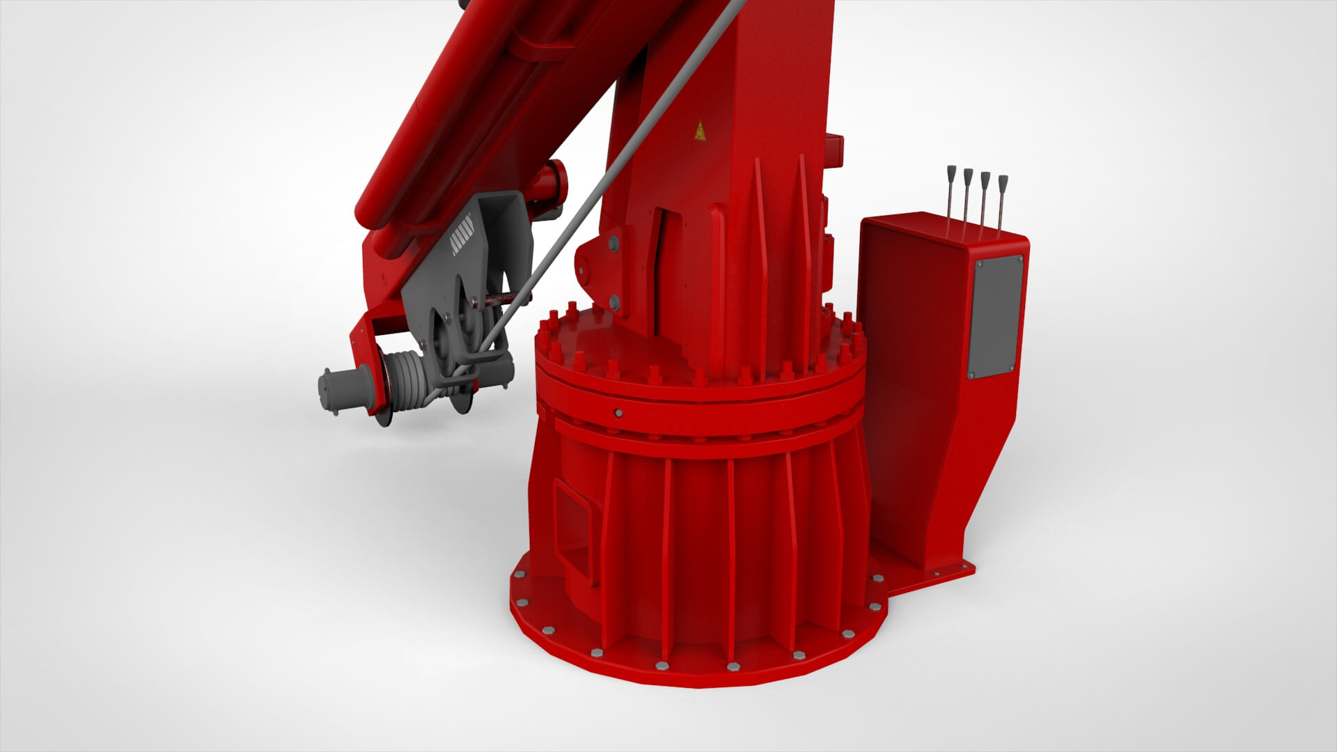 4-Ton Manipulator Crane With Articulated Boom 3D Model by Chtazi