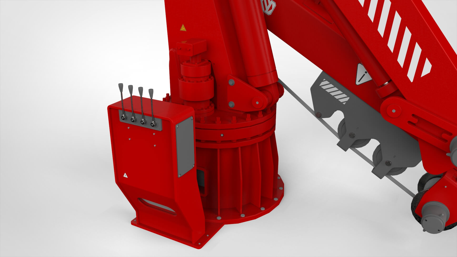 4-Ton Manipulator Crane With Articulated Boom 3D Model by Chtazi