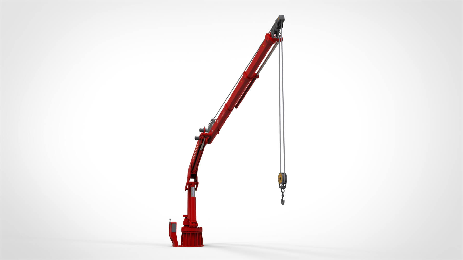 4-Ton Manipulator Crane With Articulated Boom 3D Model by Chtazi