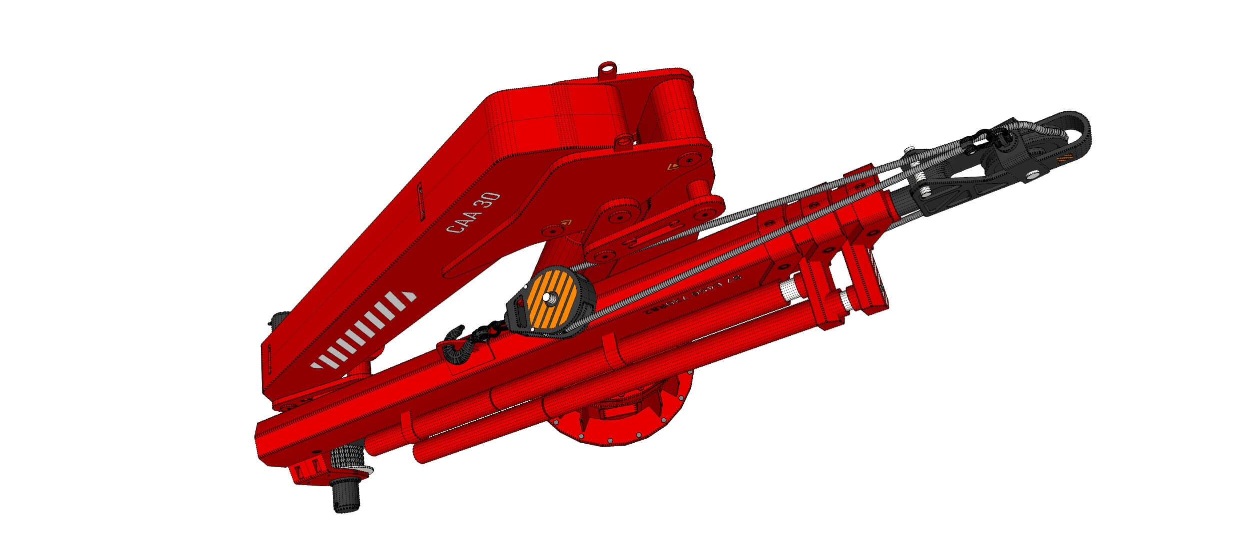 4-Ton Manipulator Crane With Articulated Boom 3D Model by Chtazi