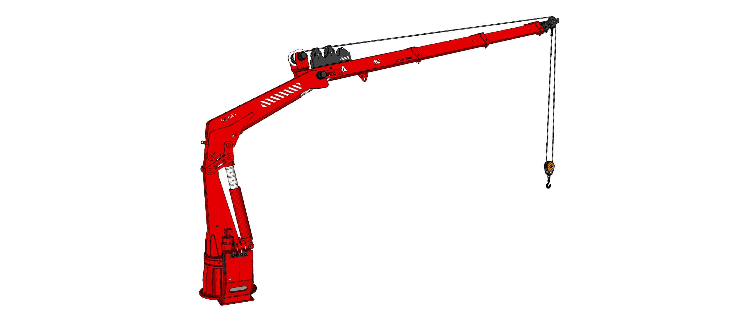 4 Ton Manipulator Crane With Articulated Boom 3d Model By Chtazi