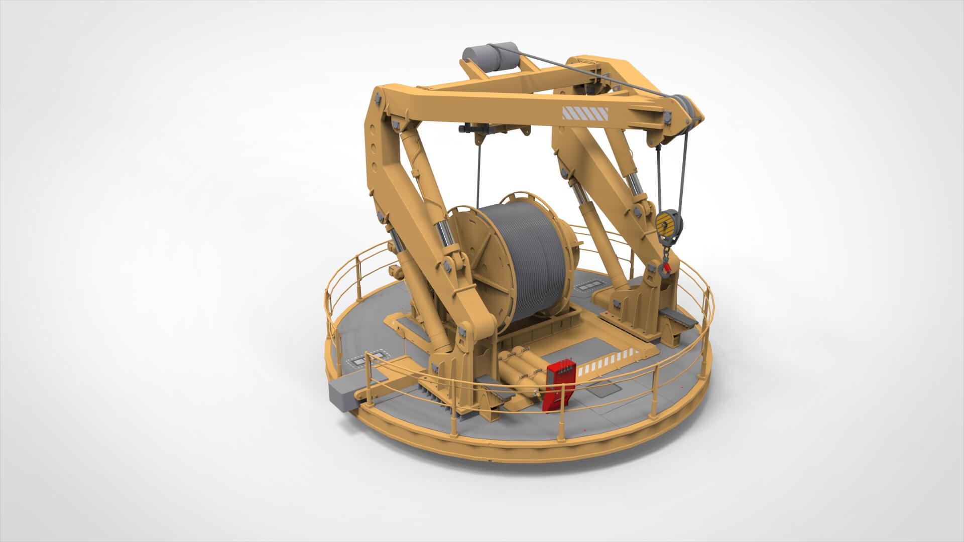 9-Ton Manipulator Crane 3D Model by Chtazi