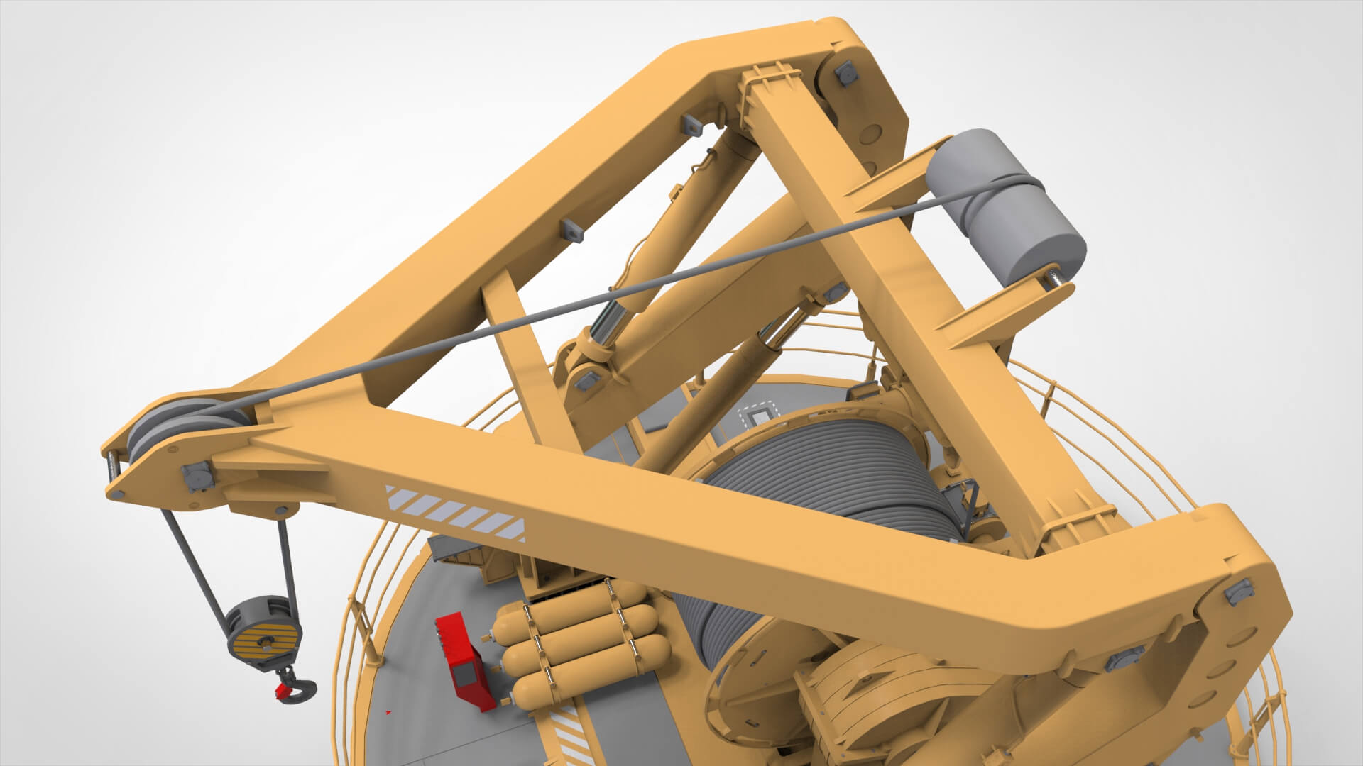 9-Ton Manipulator Crane 3D Model by Chtazi