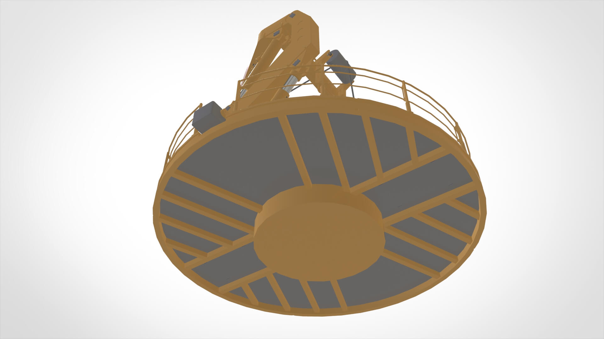 9-Ton Manipulator Crane 3D Model by Chtazi