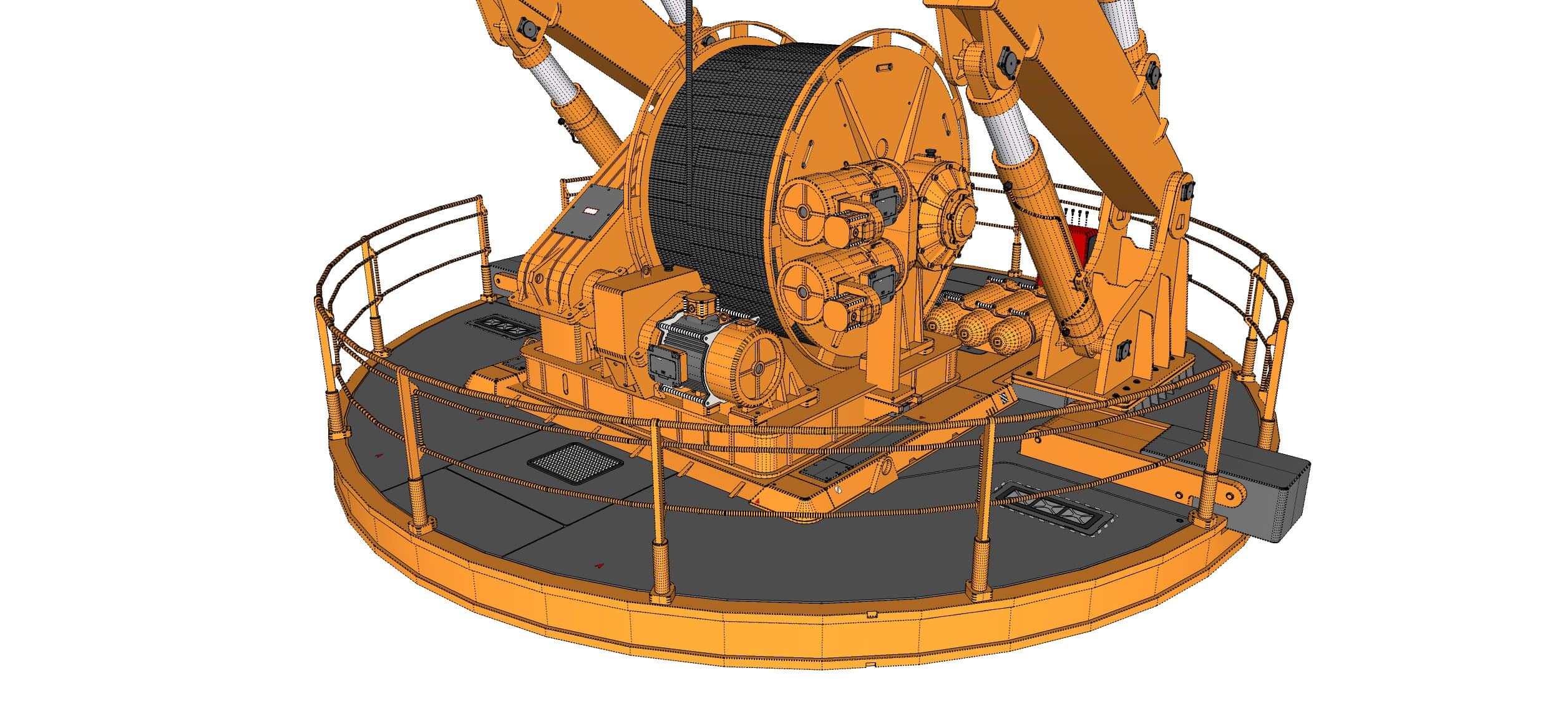 9-Ton Manipulator Crane 3D Model by Chtazi