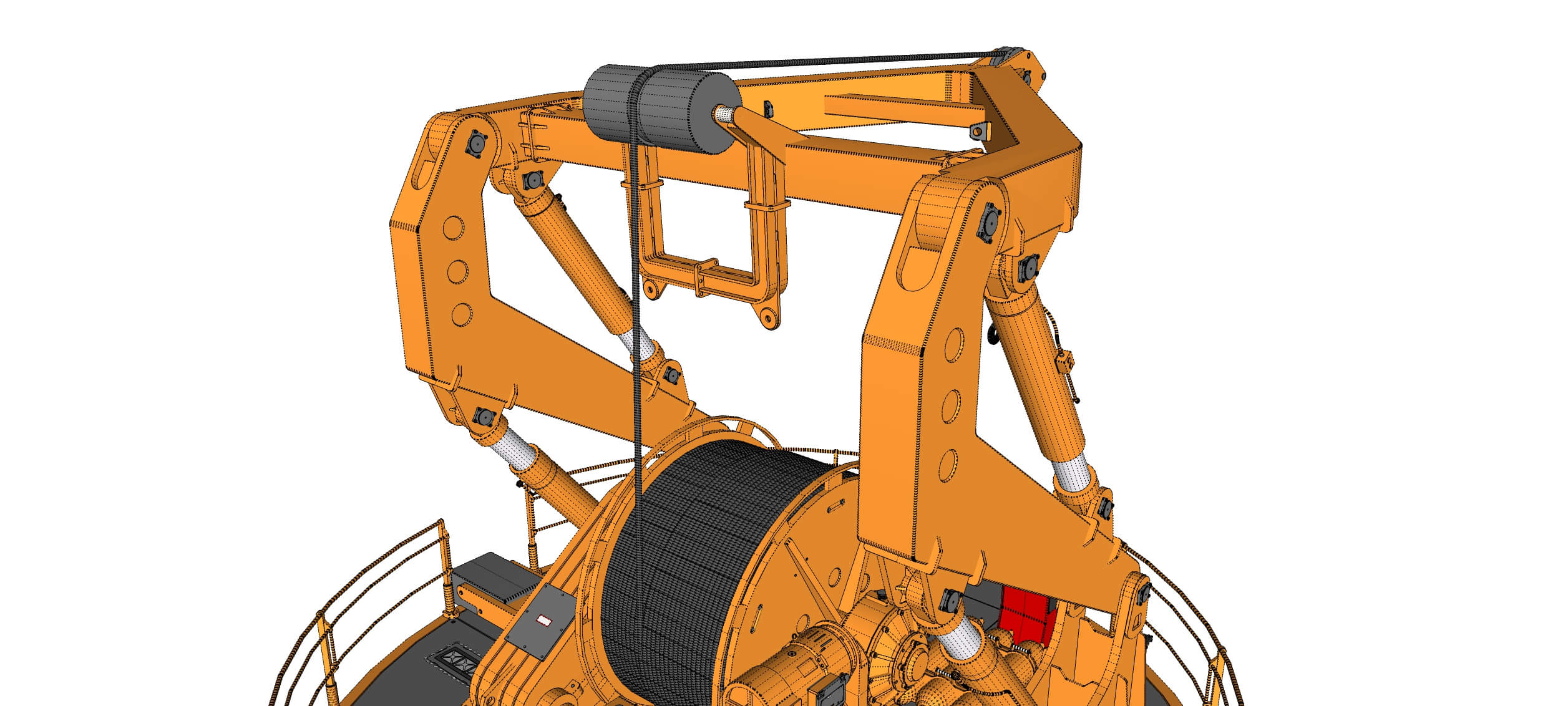 9-Ton Manipulator Crane 3D Model by Chtazi