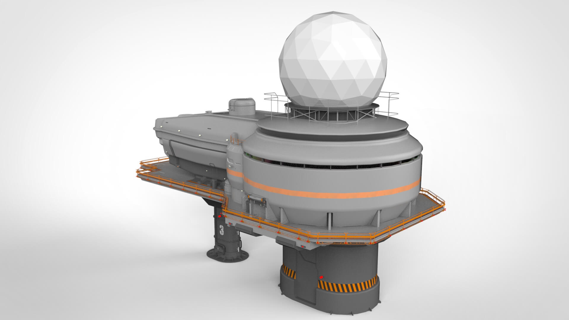 Antenna Post 4 - 3D Model by Chtazi