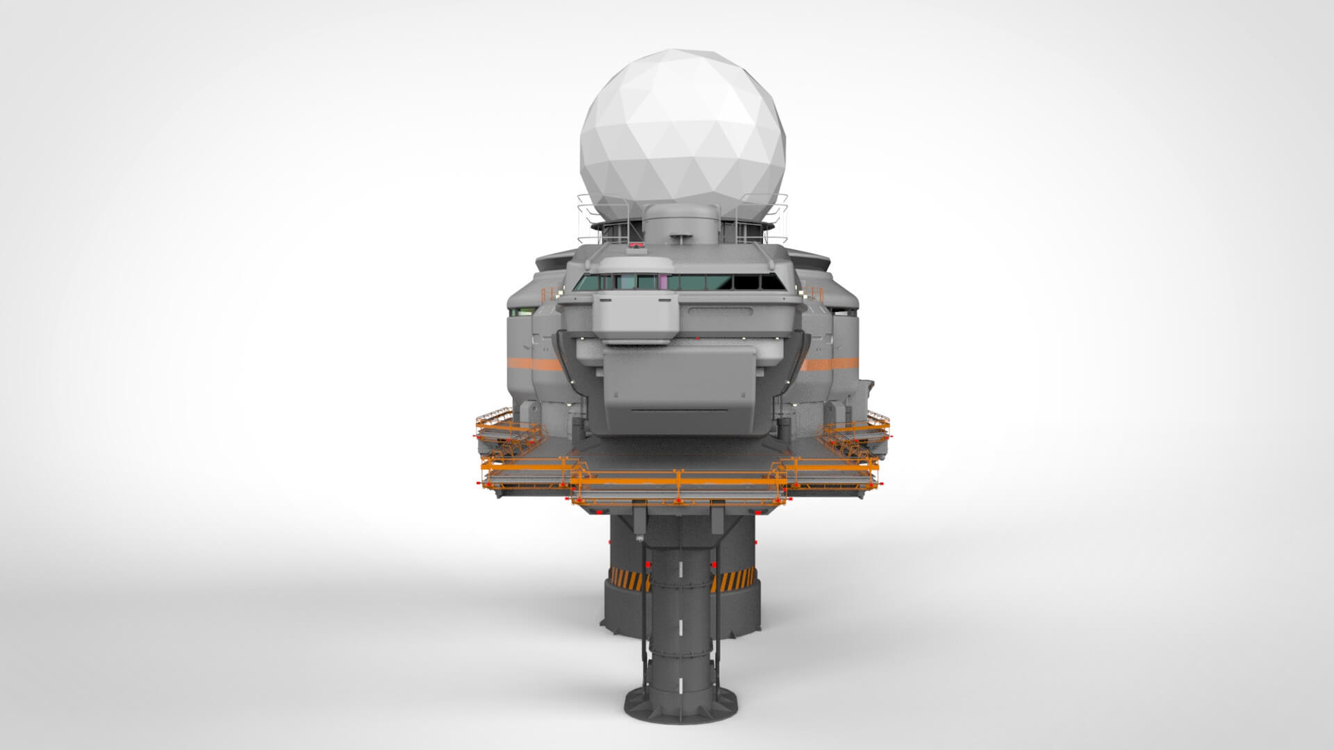 Antenna Post 4 - 3D Model by Chtazi