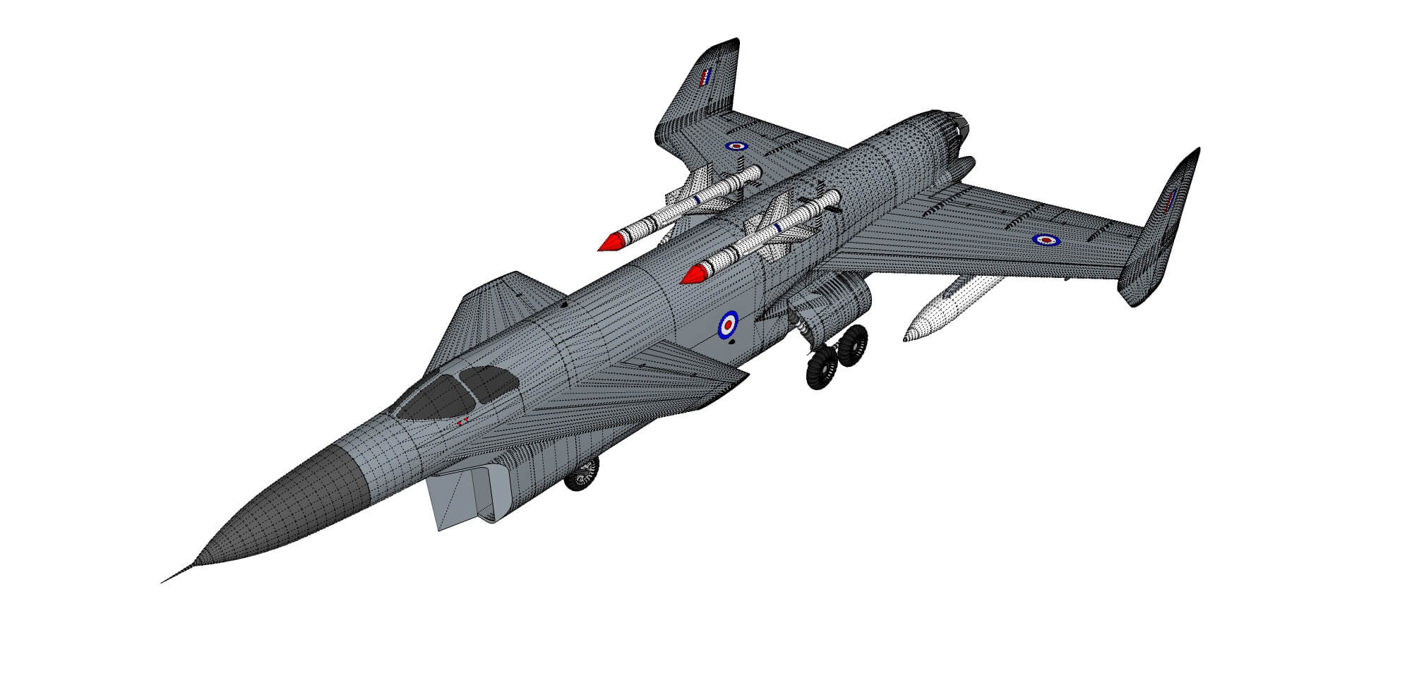 Avro 559 - 3D Model by Chtazi