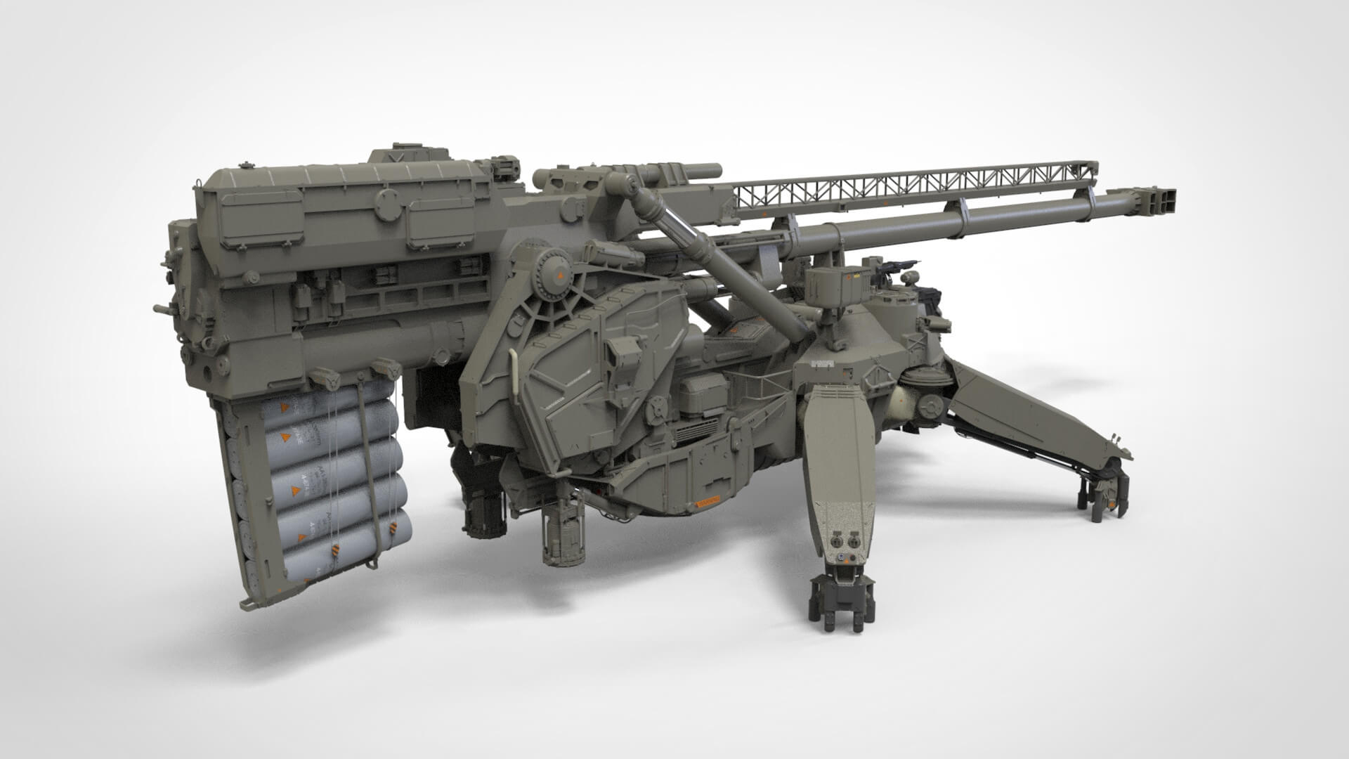 Cannon 380mm - 3D Model by Chtazi