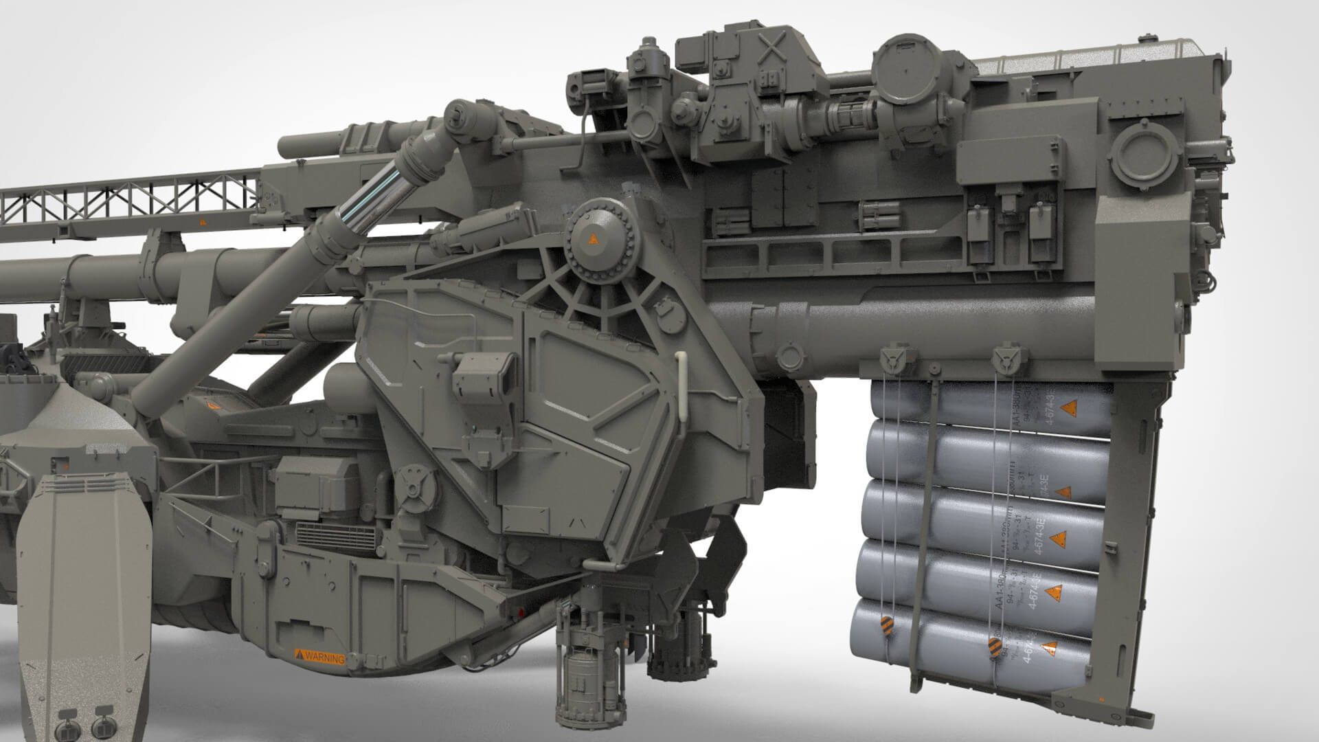 Cannon 380mm - 3D Model by Chtazi