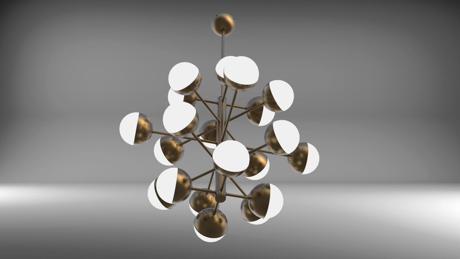 Chandelier 3d model by Chtazi