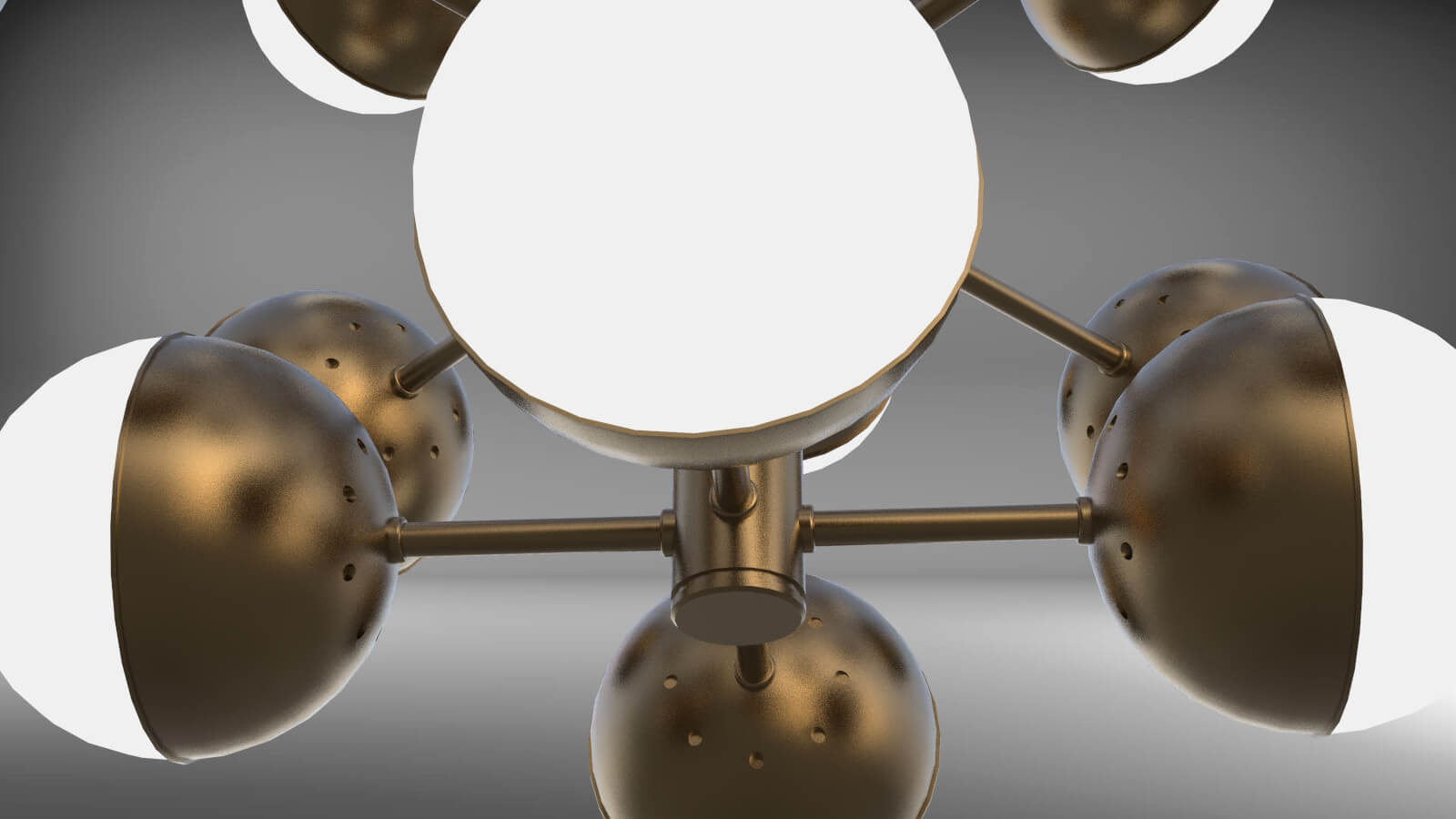 Chandelier 3d model by Chtazi
