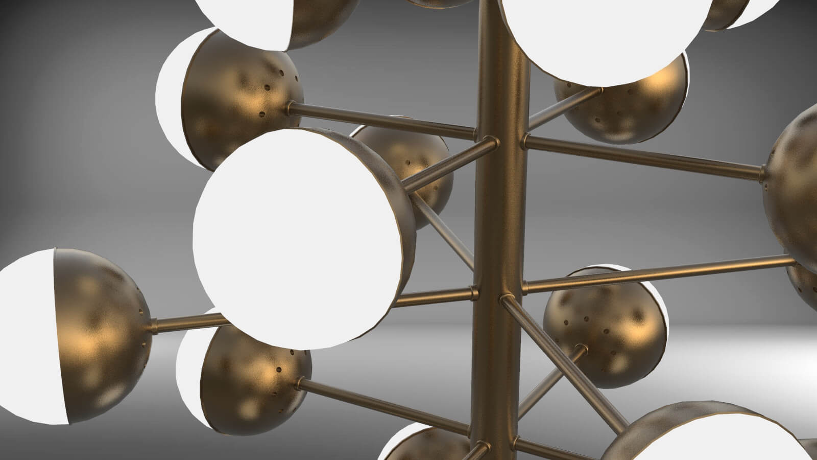 Chandelier 3d model by Chtazi