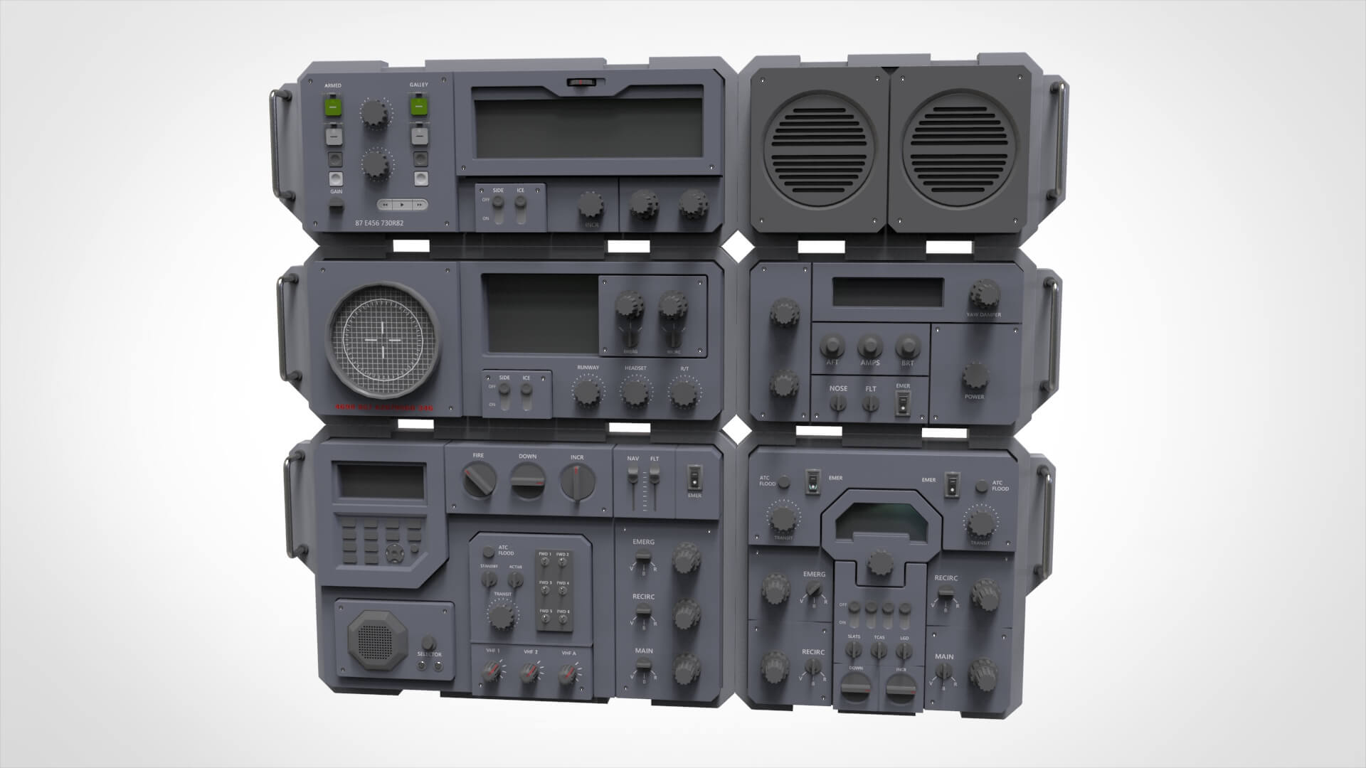 Dashboard 4 Sci-Fi 3D Model by Chtazi