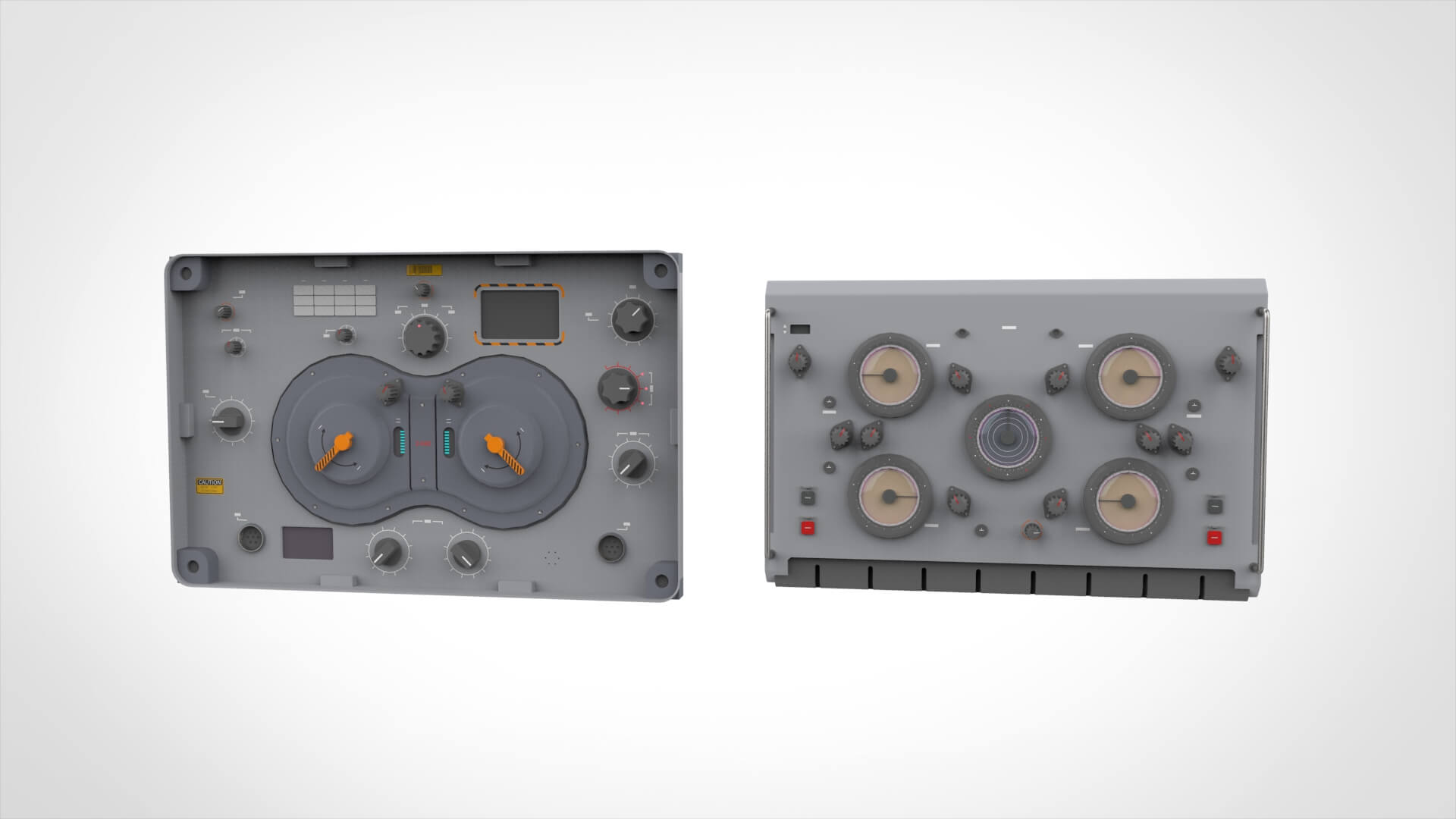 Dashboard 4 Sci-Fi 3D Model by Chtazi