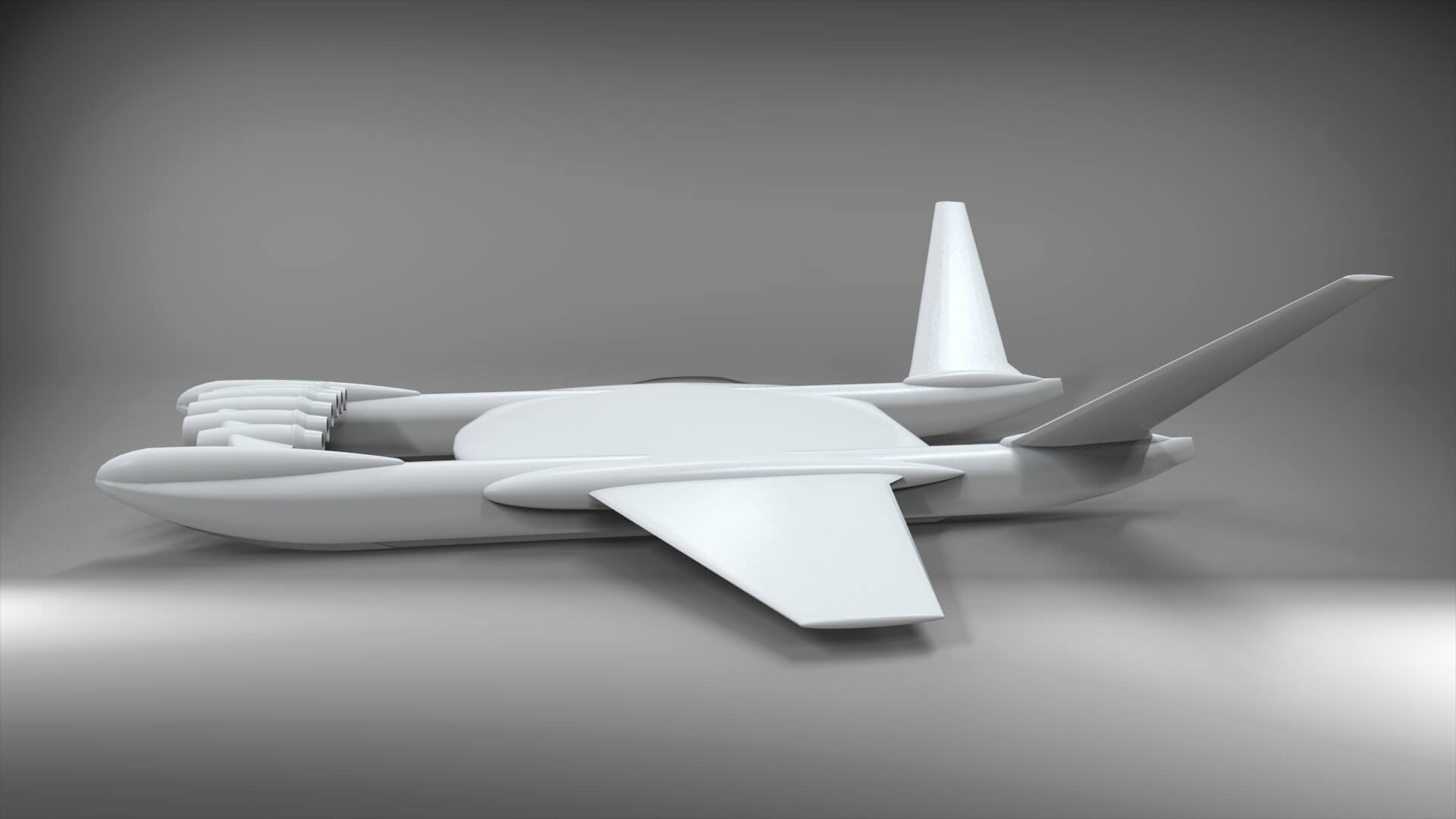 Ekranoplan Sea Launch - Free 3D Model by Chtazi