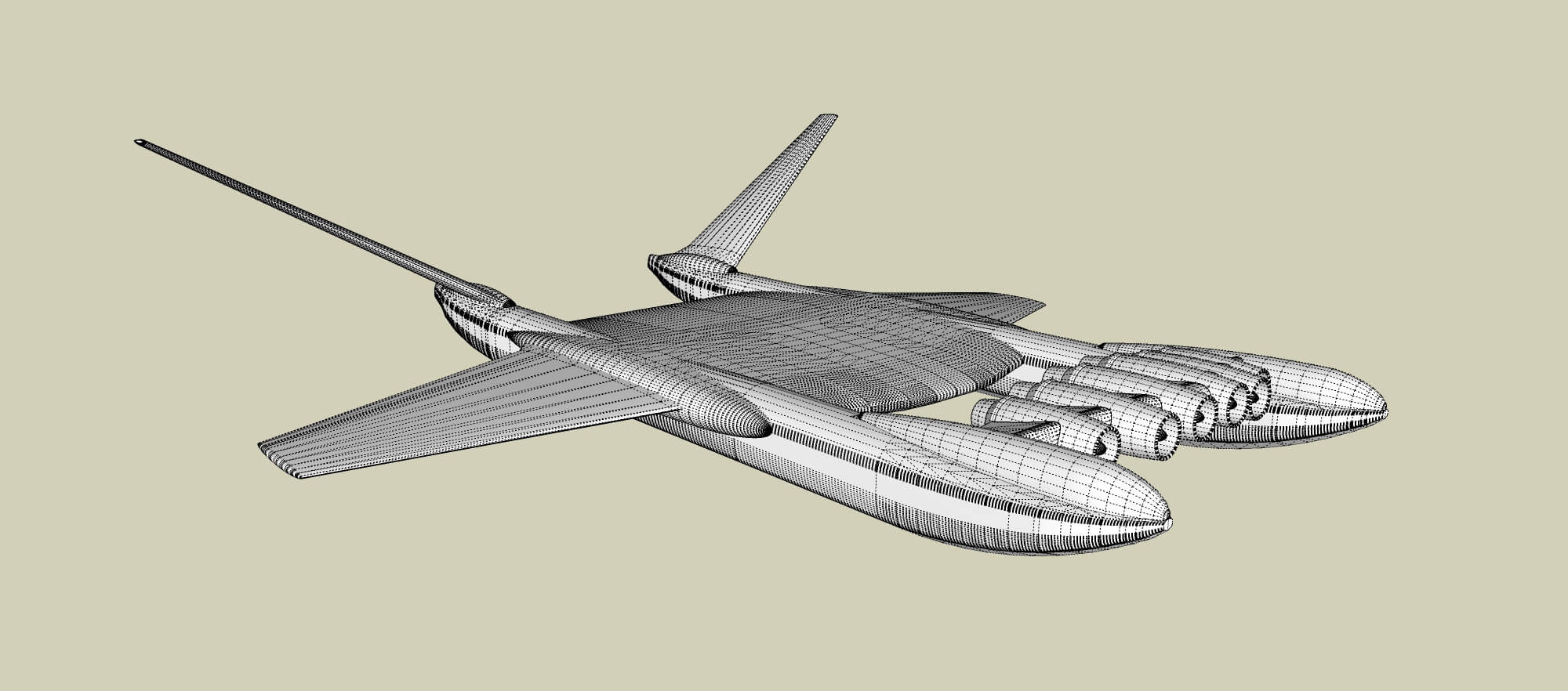 Ekranoplan Sea Launch - Free 3D Model by Chtazi
