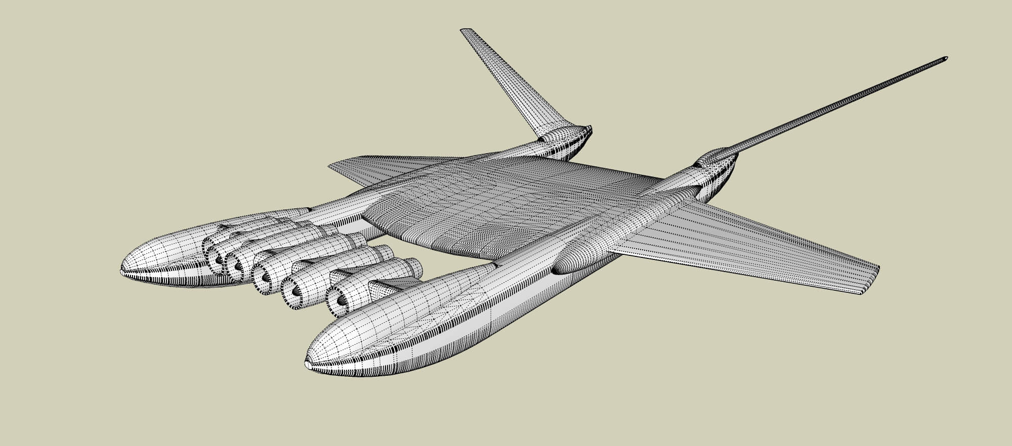 Ekranoplan Sea Launch - Free 3D Model by Chtazi