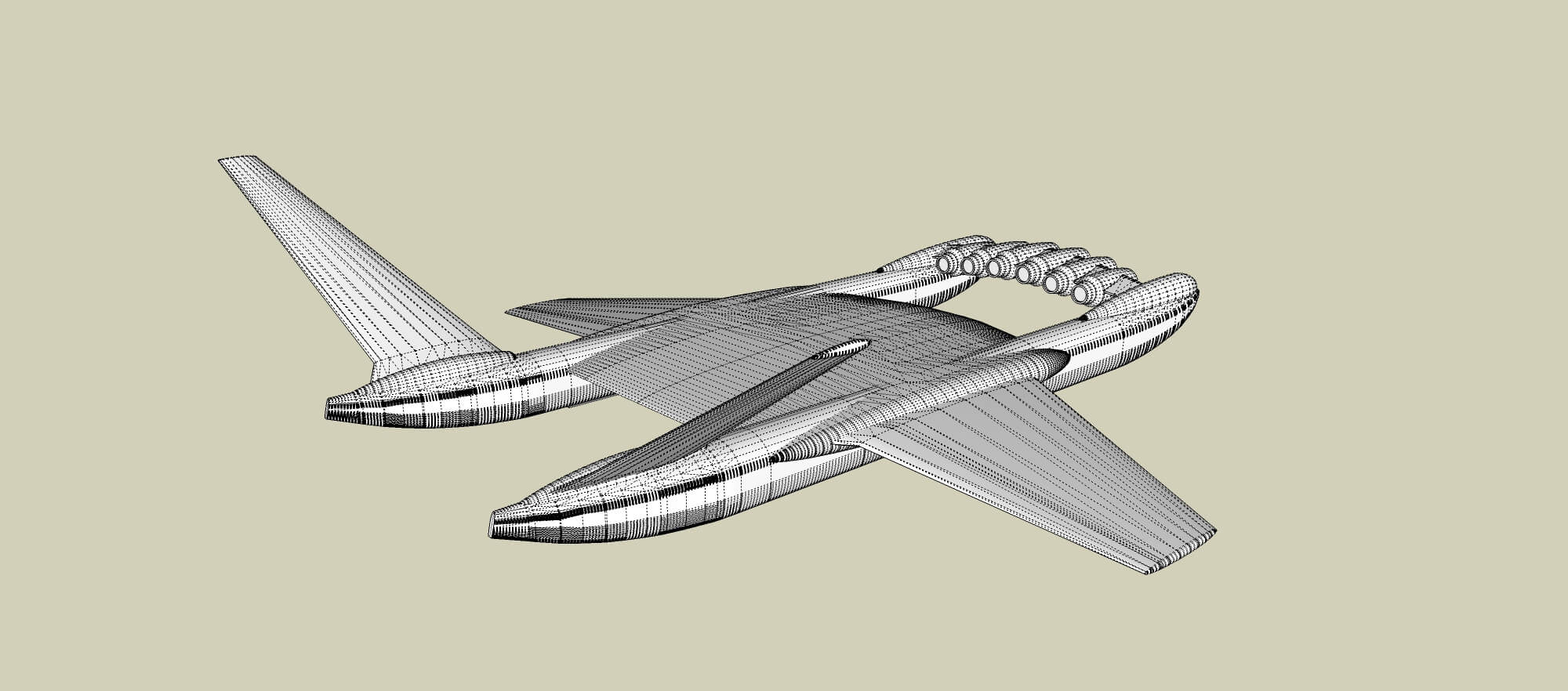 Ekranoplan Sea Launch - Free 3D Model by Chtazi