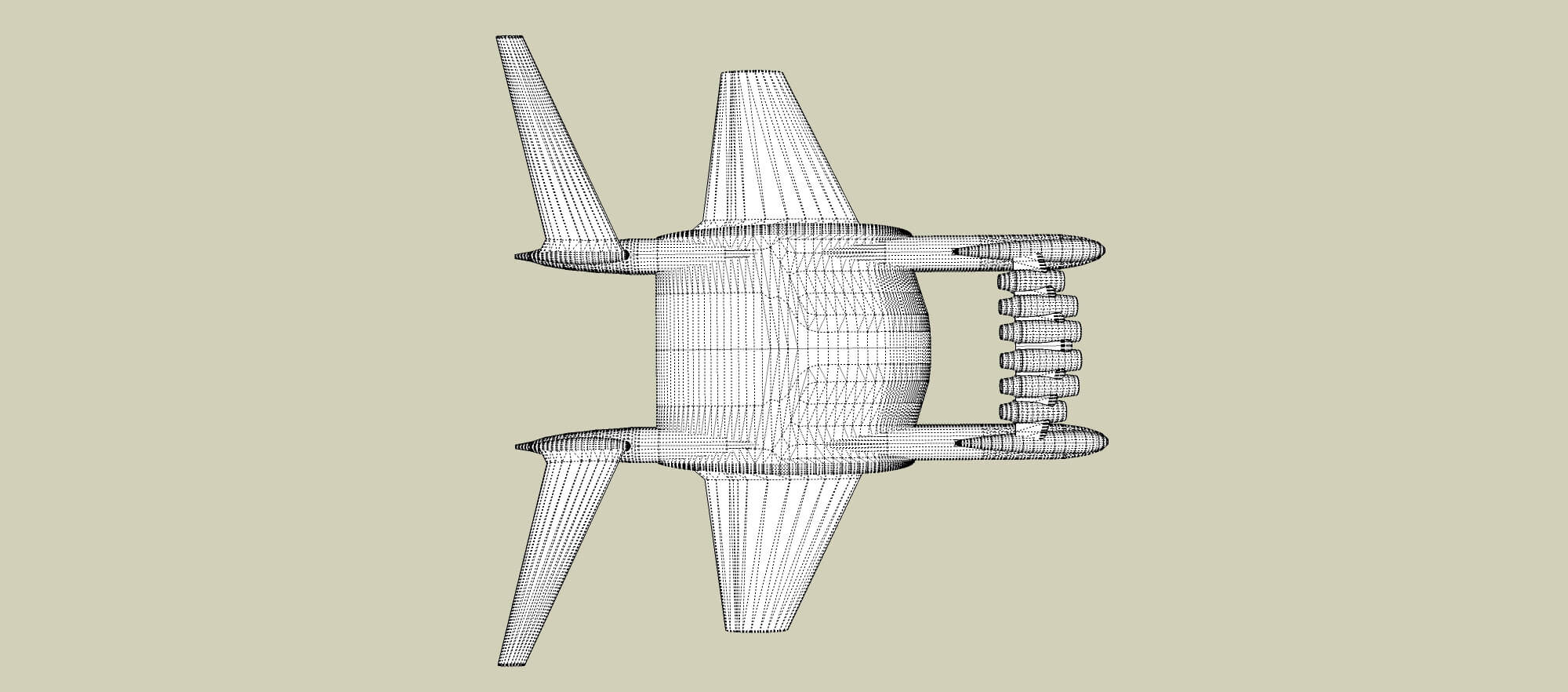 Ekranoplan Sea Launch - Free 3D Model by Chtazi