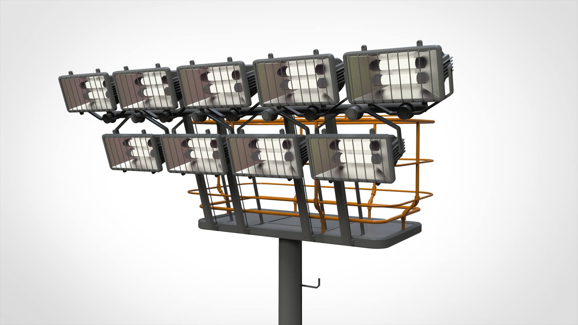 Floodlight 6 - 3D Model by Chtazi