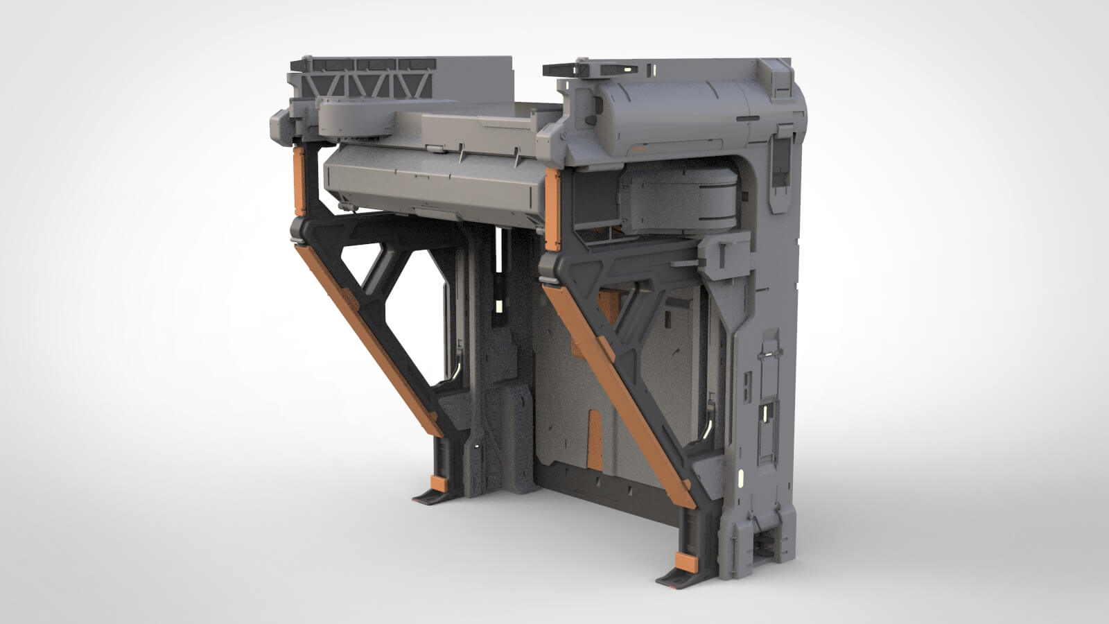 halo 5 door 3D Render, Digital Art by Chtazi