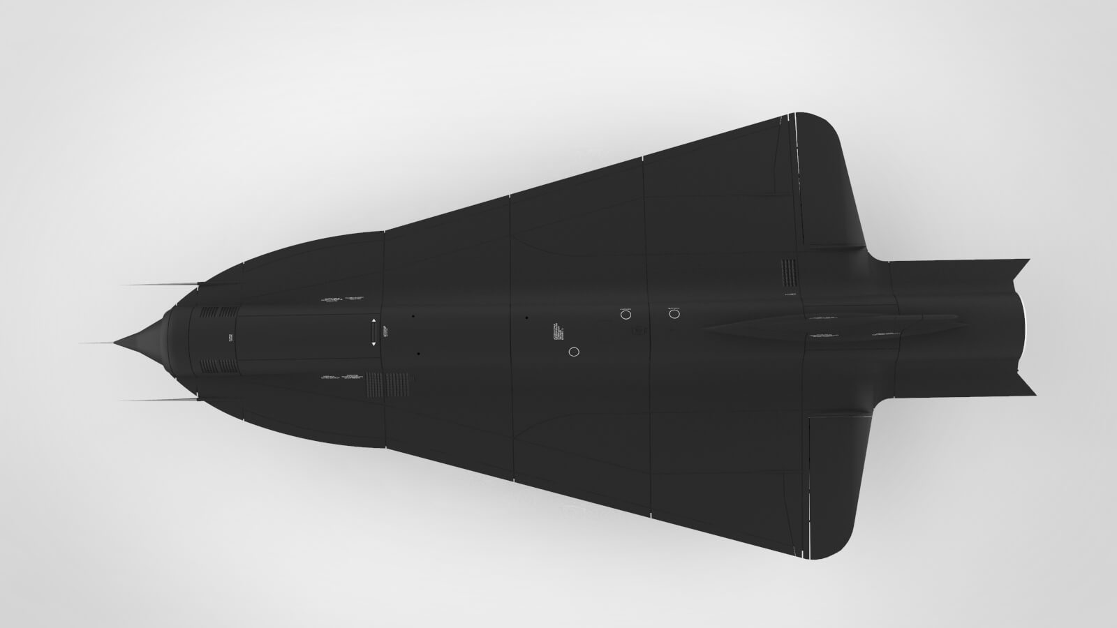 lockheed D-21 3D Render, Digital Art by Chtazi