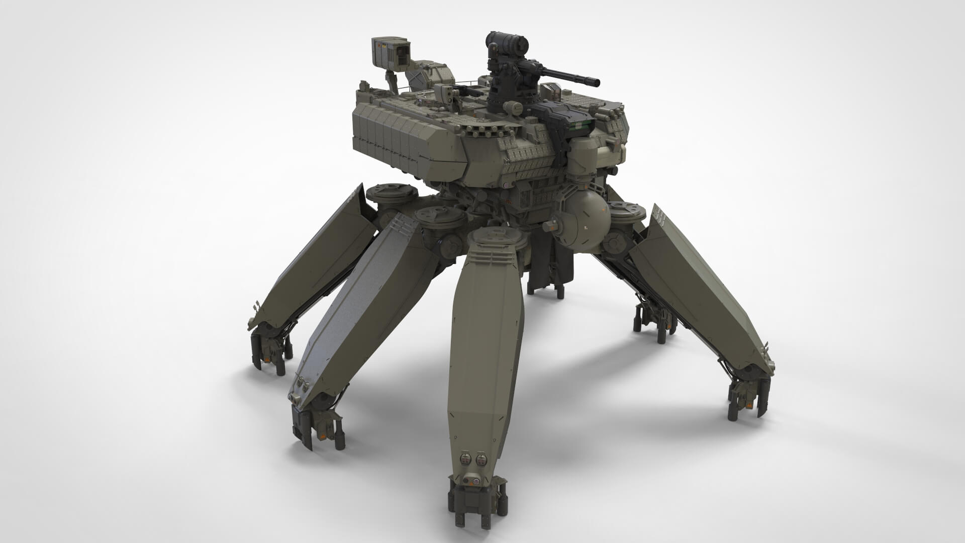 mech 3D Render, Digital Art by Chtazi