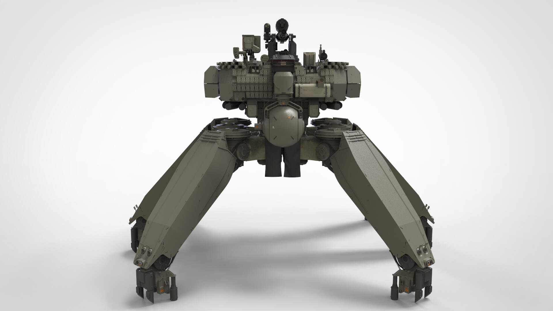 mech 3D Render, Digital Art by Chtazi