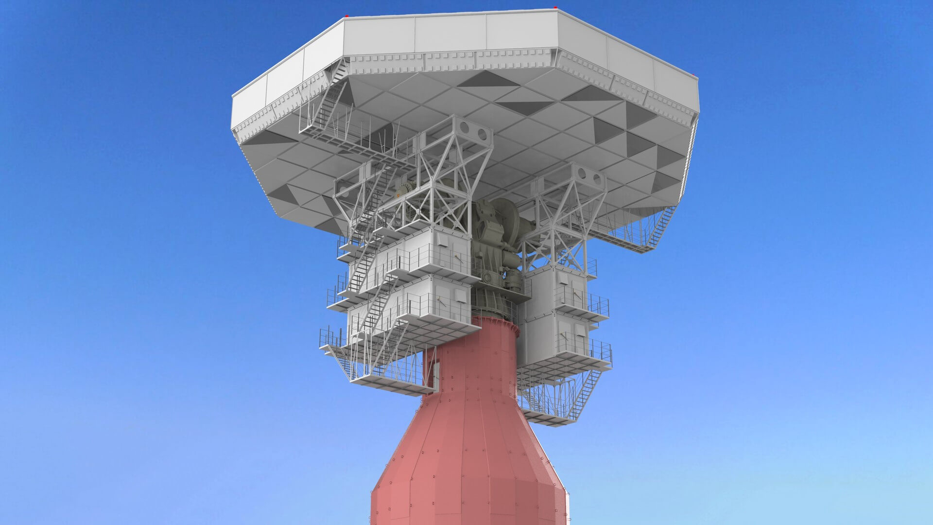 radar station Krona 3D Render, Digital Art by Chtazi