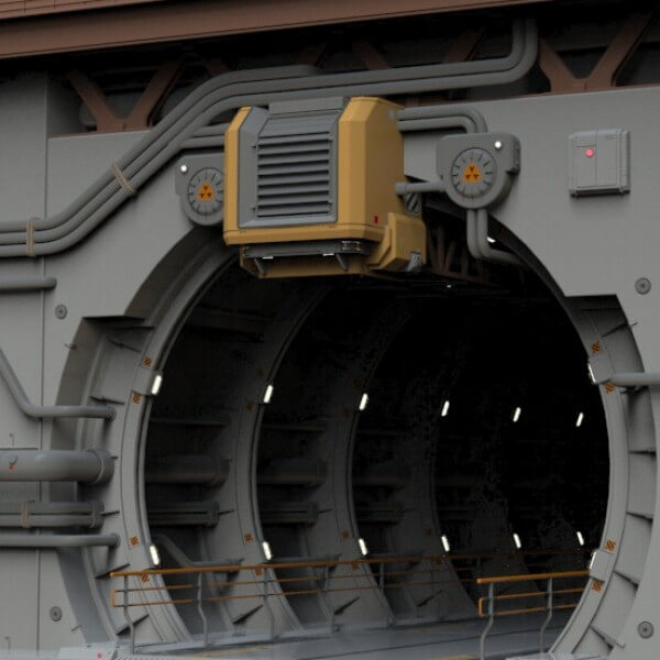 sci-fi architecture 11 3D Render, Digital Art by Chtazi