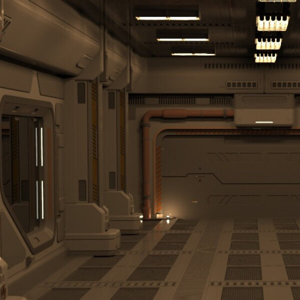 Sci fi Antenna 1 3D Render | RenderHub Gallery