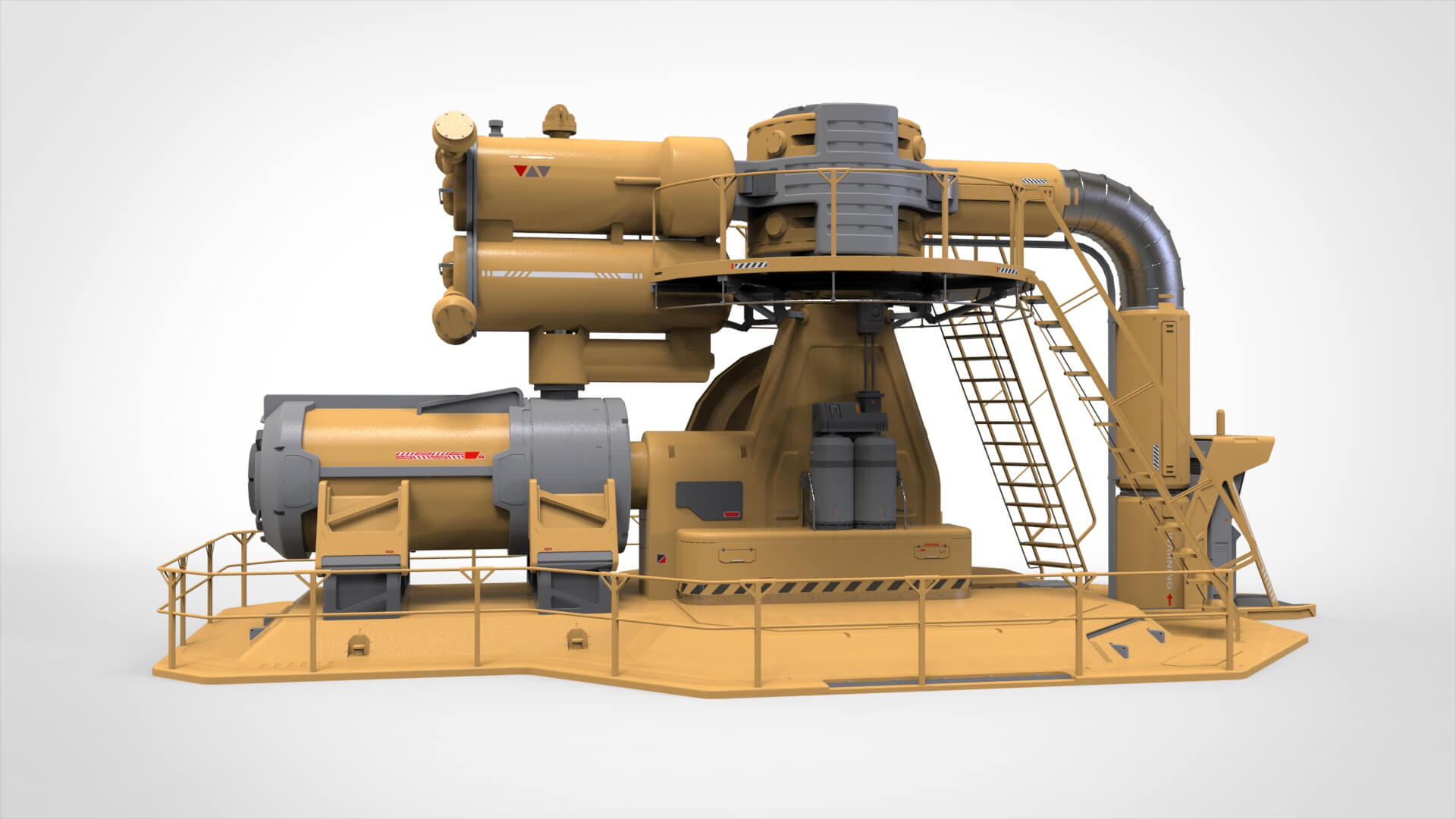 sci fi generator 2 3D Render, Digital Art by Chtazi