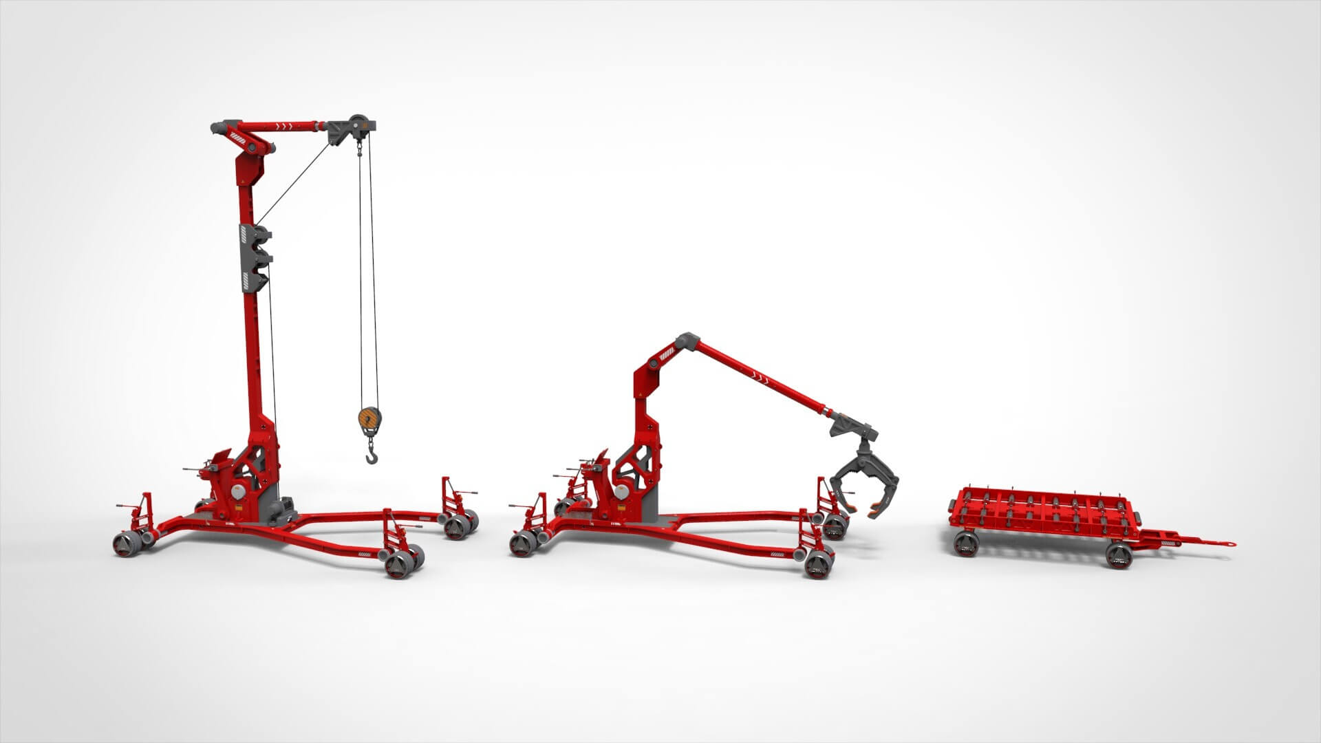 sci fi lifting and loading equipment 3D Render | RenderHub Gallery