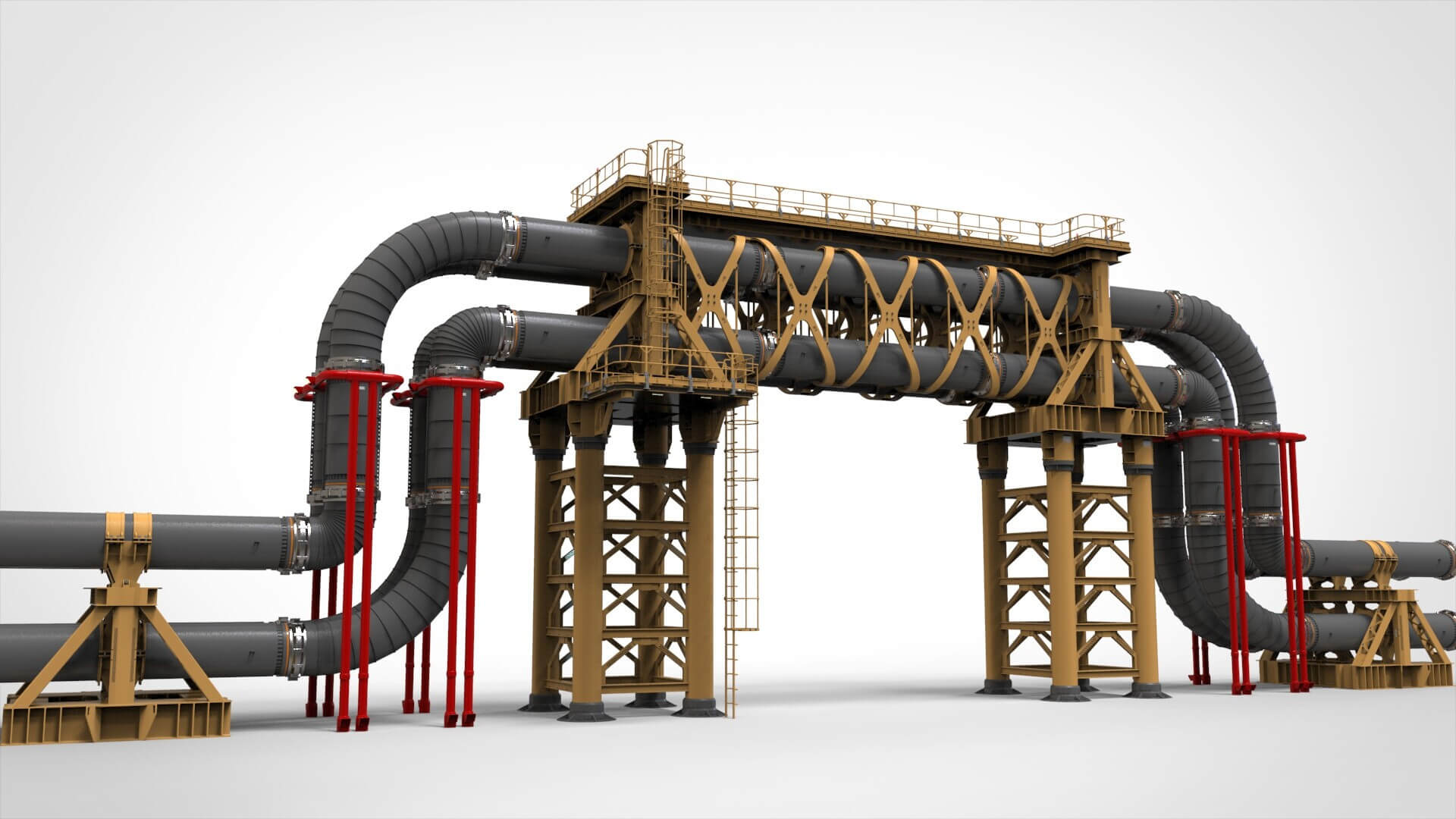 Sci Fi Modular Environment 15 3D Render, Digital Art by Chtazi