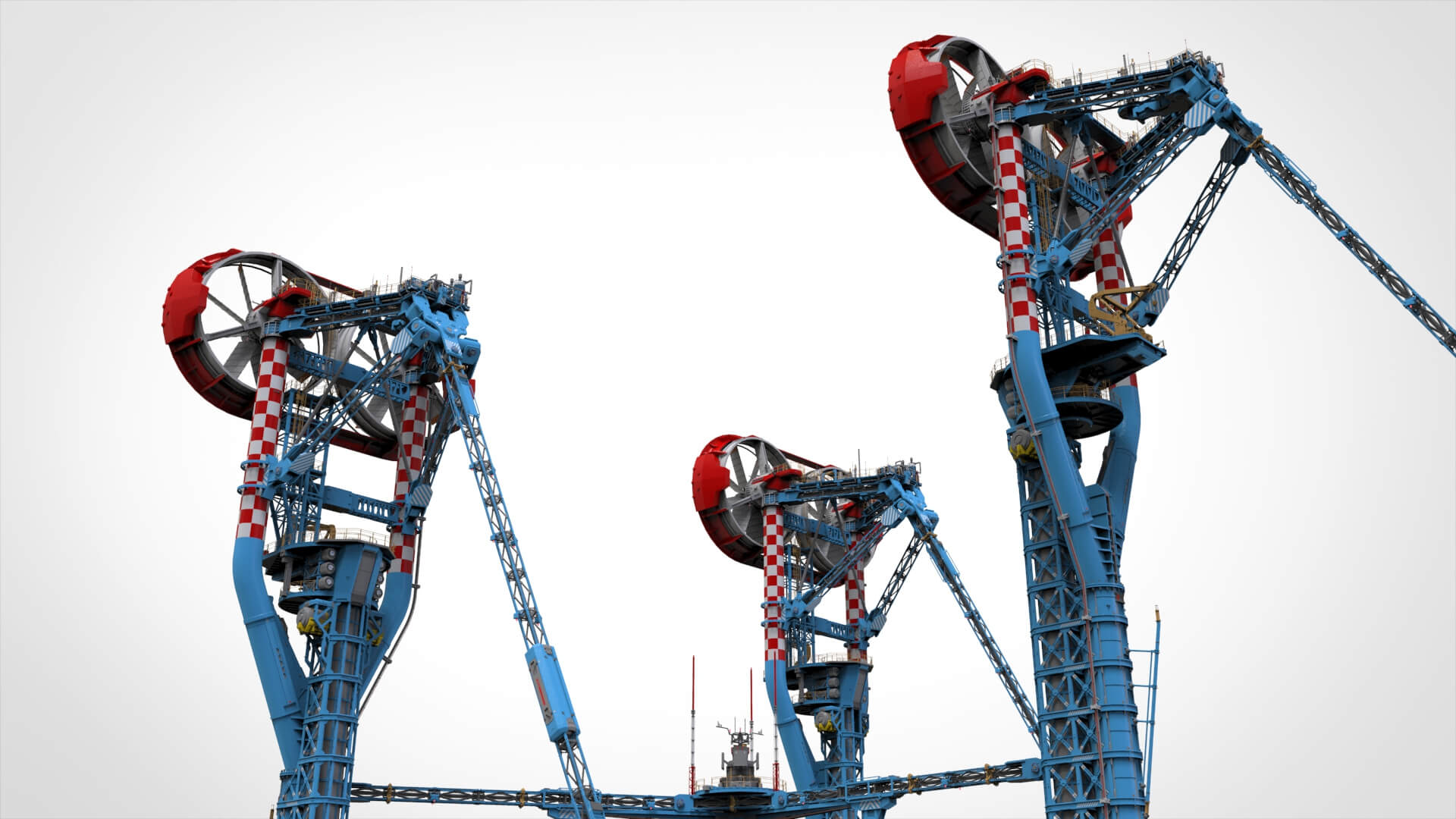 Sci-Fi Polar Station 3D Render, Digital Art by Chtazi