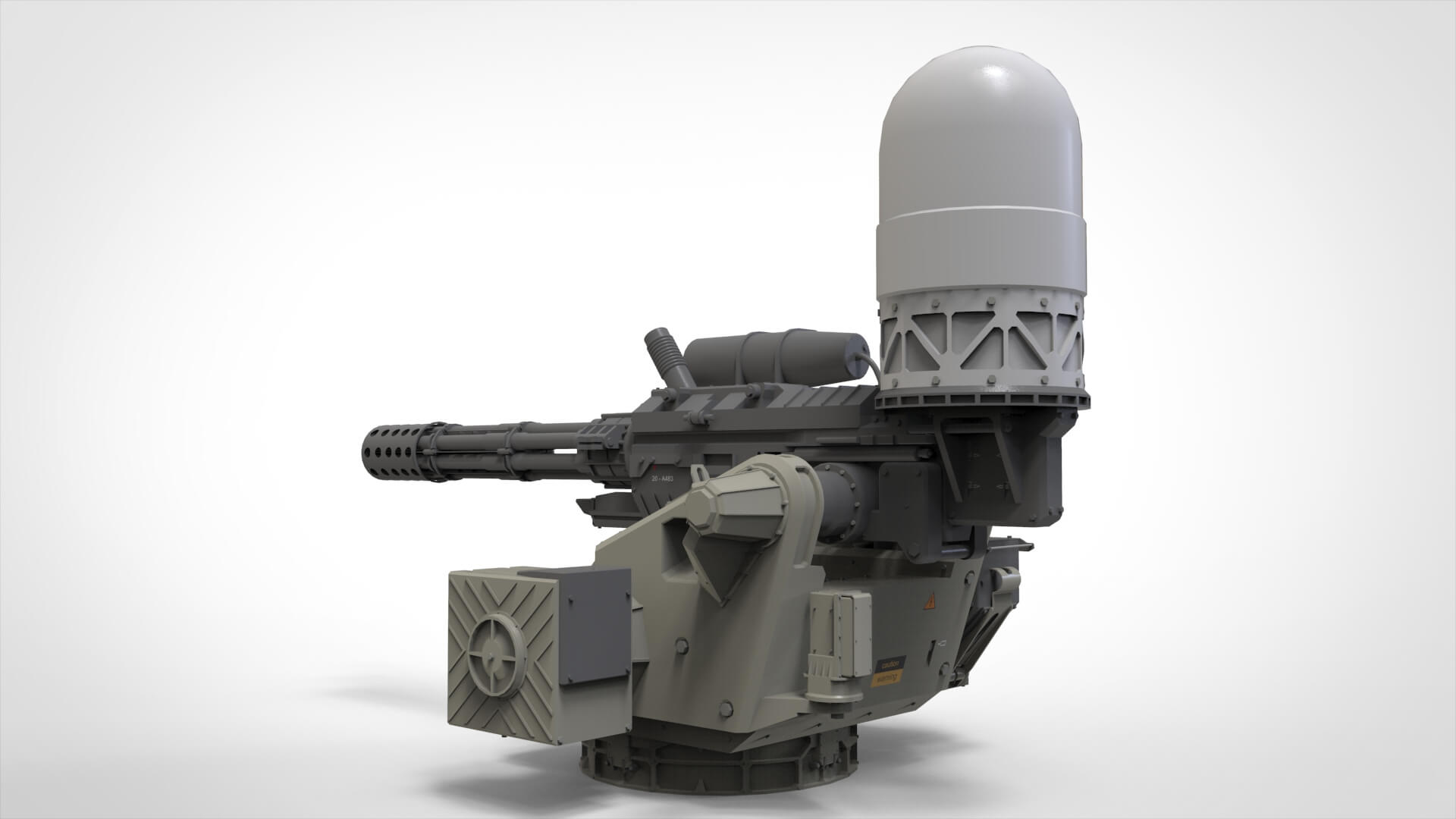 turret 4 3D Render, Digital Art by Chtazi