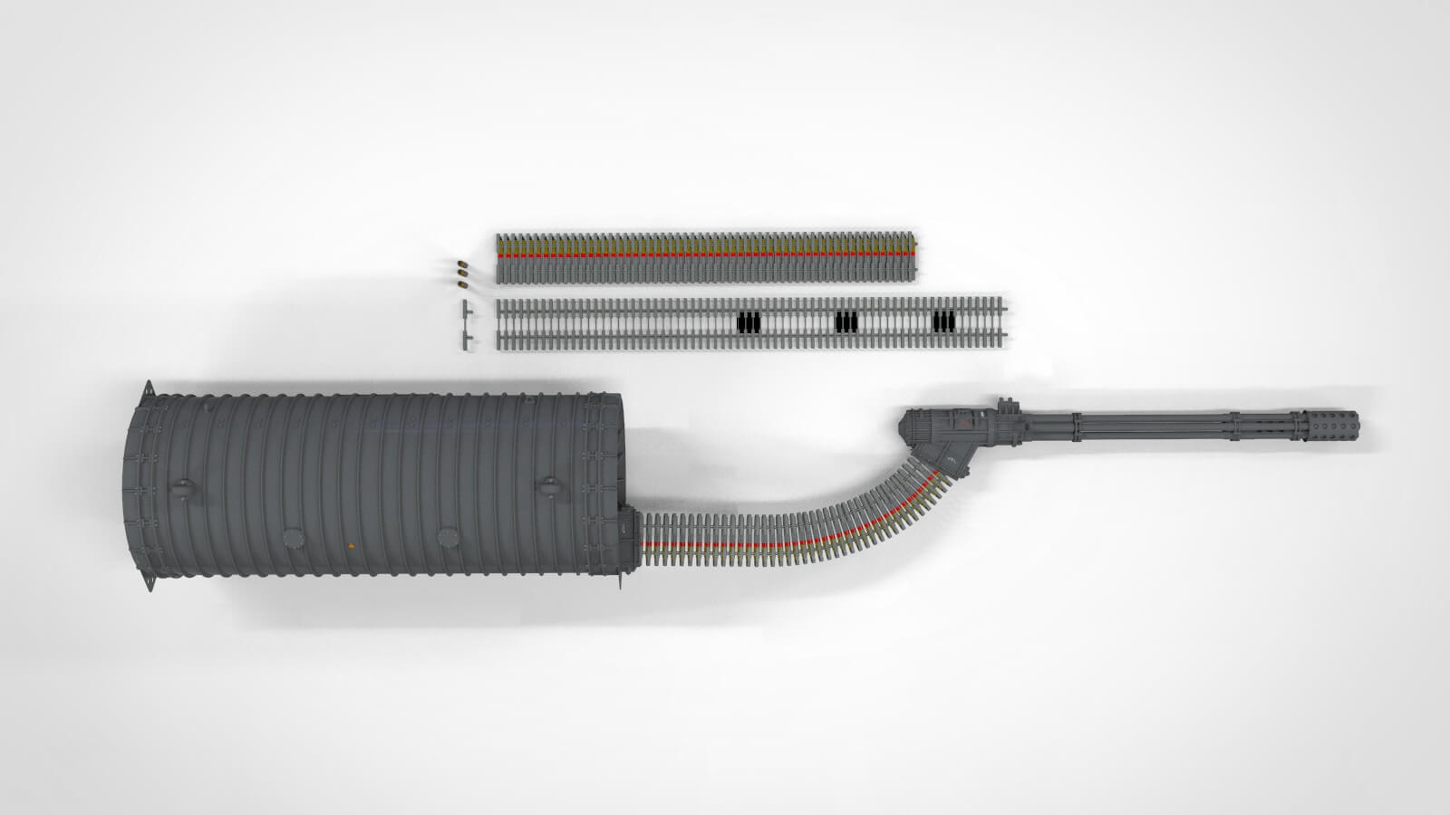 GAU-8 Avenger 3D Model by Chtazi