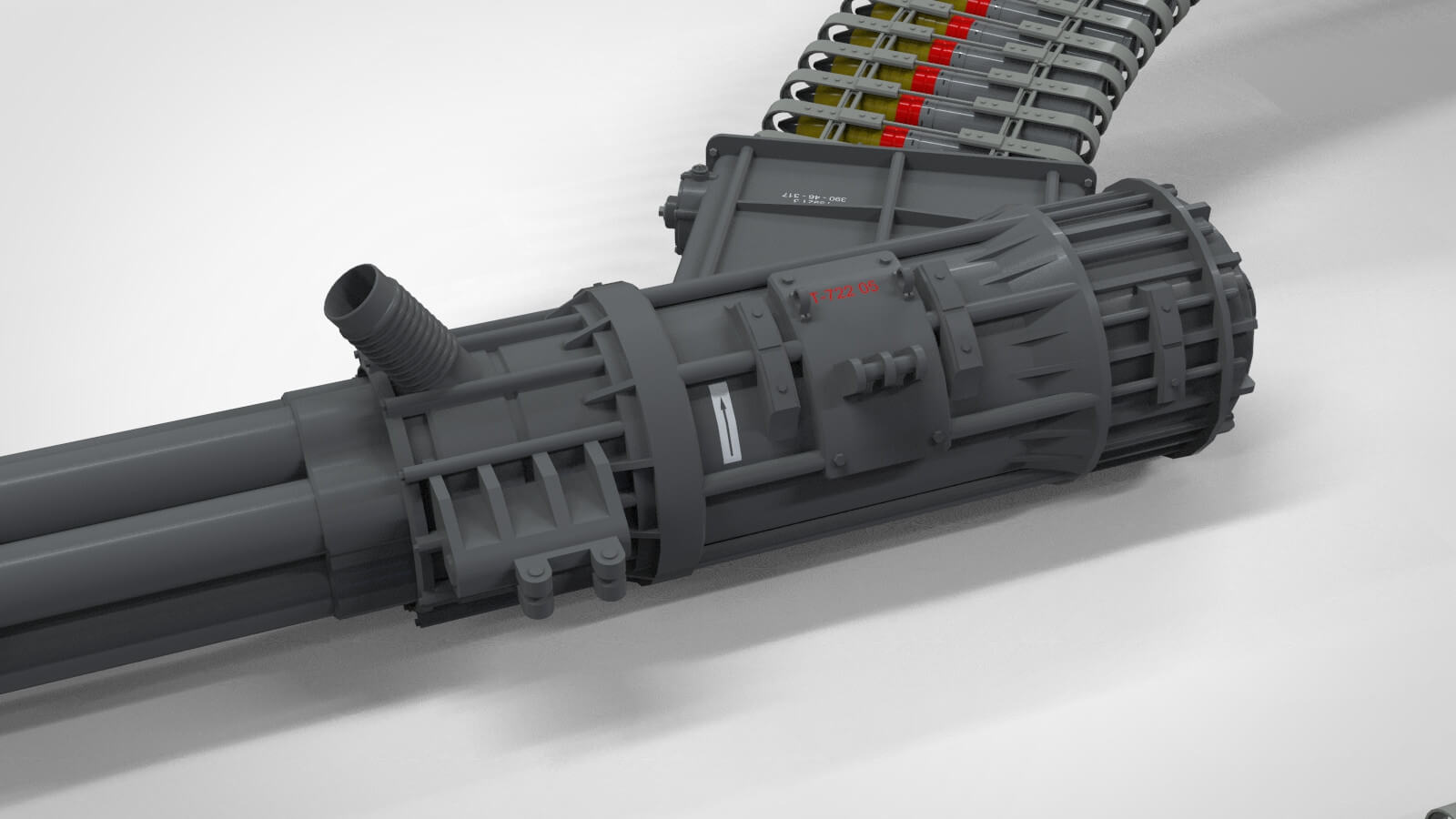 GAU-8 Avenger 3D Model by Chtazi