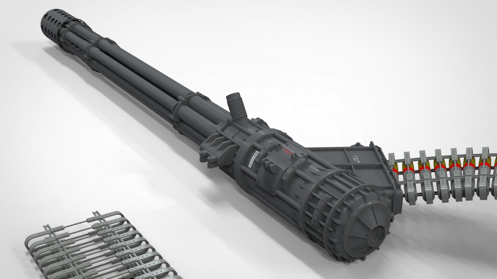 GAU-8 Avenger 3D Model by Chtazi