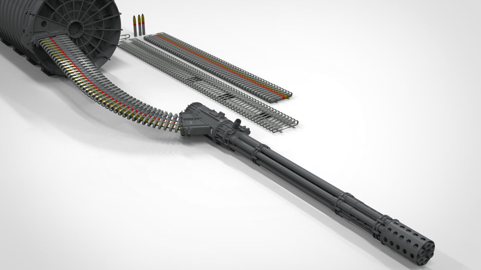 GAU-8 Avenger 3D Model by Chtazi