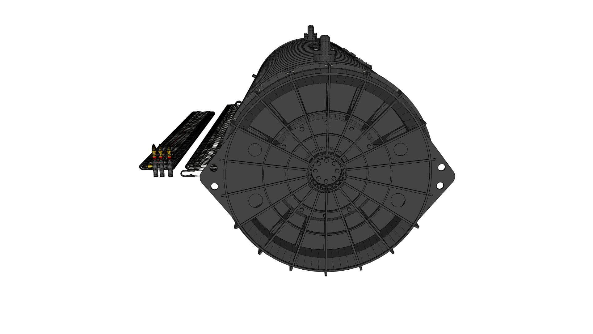 GAU-8 Avenger 3D Model by Chtazi