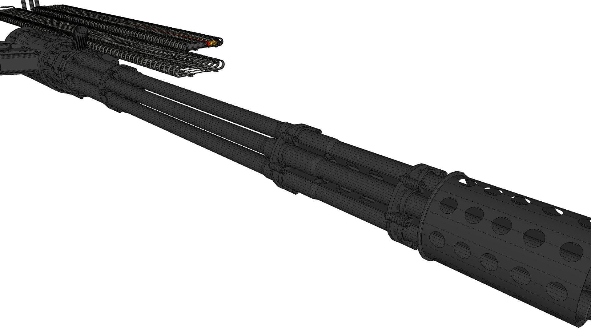 GAU-8 Avenger 3D Model by Chtazi