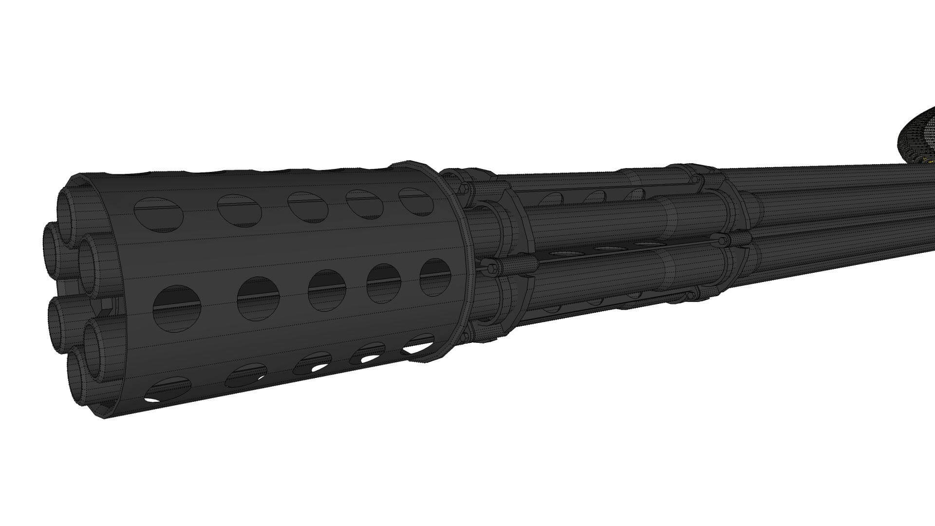 GAU-8 Avenger 3D Model by Chtazi