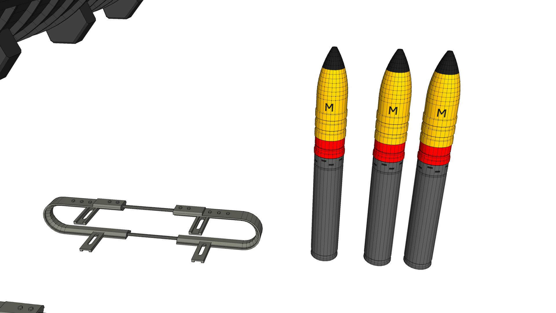 GAU-8 Avenger 3D Model by Chtazi