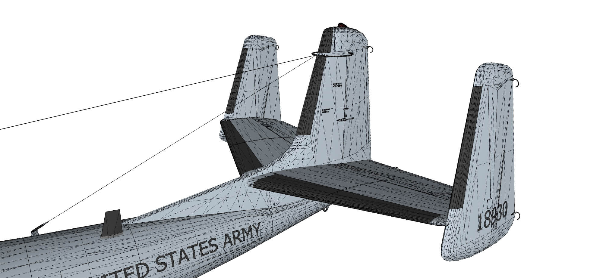 Grumman OV-1D Mohawk 3D Model by Chtazi